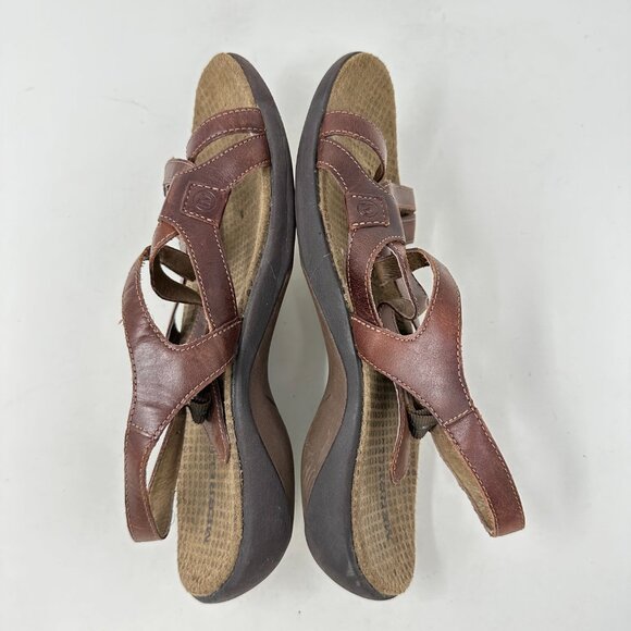 Merrell | Shoes | Merrell Leather Ankle Strap Sandals Womens 9 | Poshmark